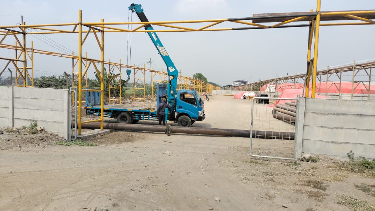 Sewa Rental TMC (truck Mounted Crane) / Hiab Crane / Foco Crane 3 Ton ...