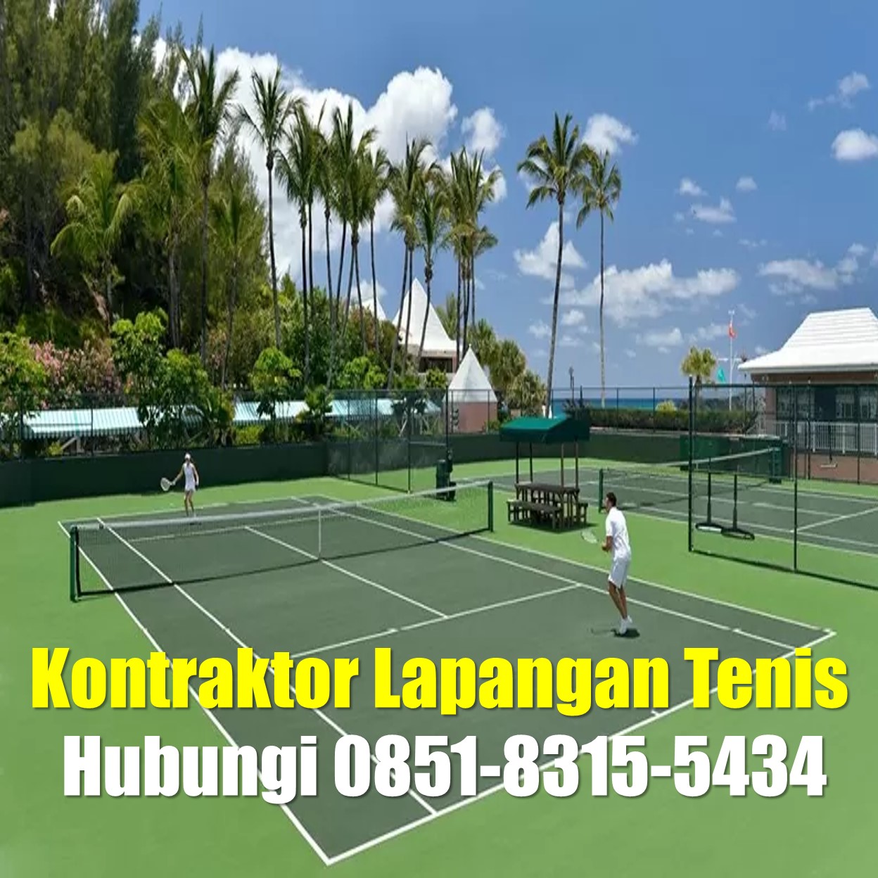 0851-8315-5434 [ BISA NEGO ] Jasa Pembuatan Lapangan Tenis Profesional ...