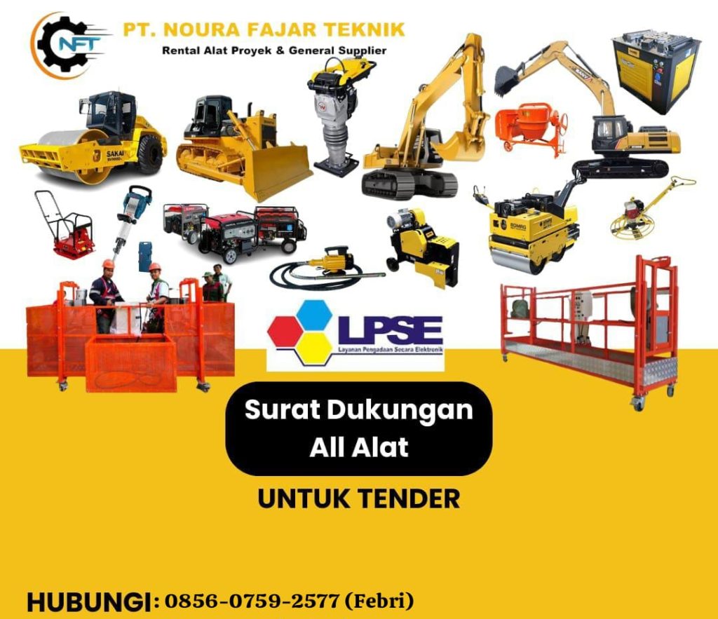 Surat Dukungan Tender Batu | Sewa Gondola Batu | Sewa Alat Proyek Batu ...