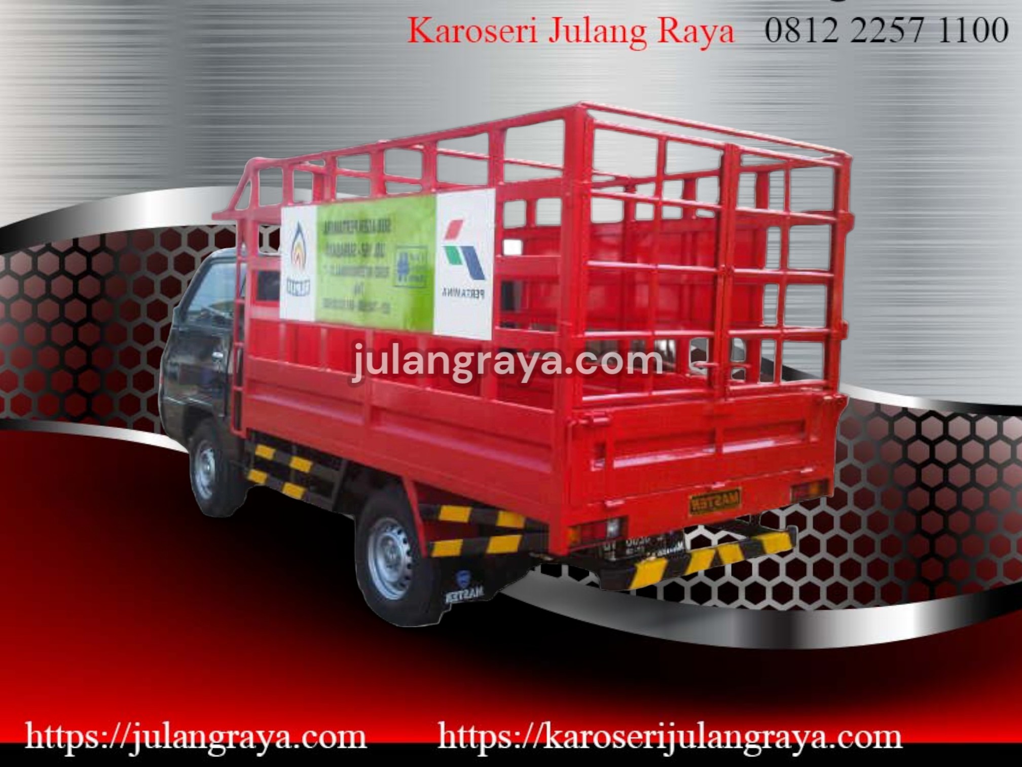 BAK BESI - HARGA BAK TRUK PLAT BESI - BAK SAMPAH BESI /WhatsApp : 0812 ...